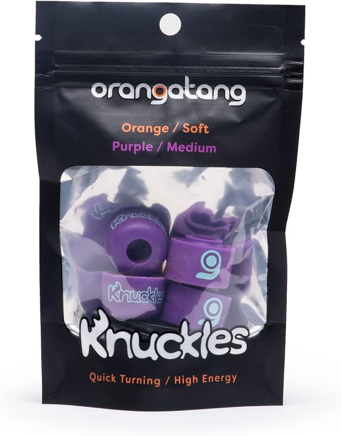 Orangatang Knuckles Bushings Gumdrop 90a Purple/Medium – Urban Wheelz