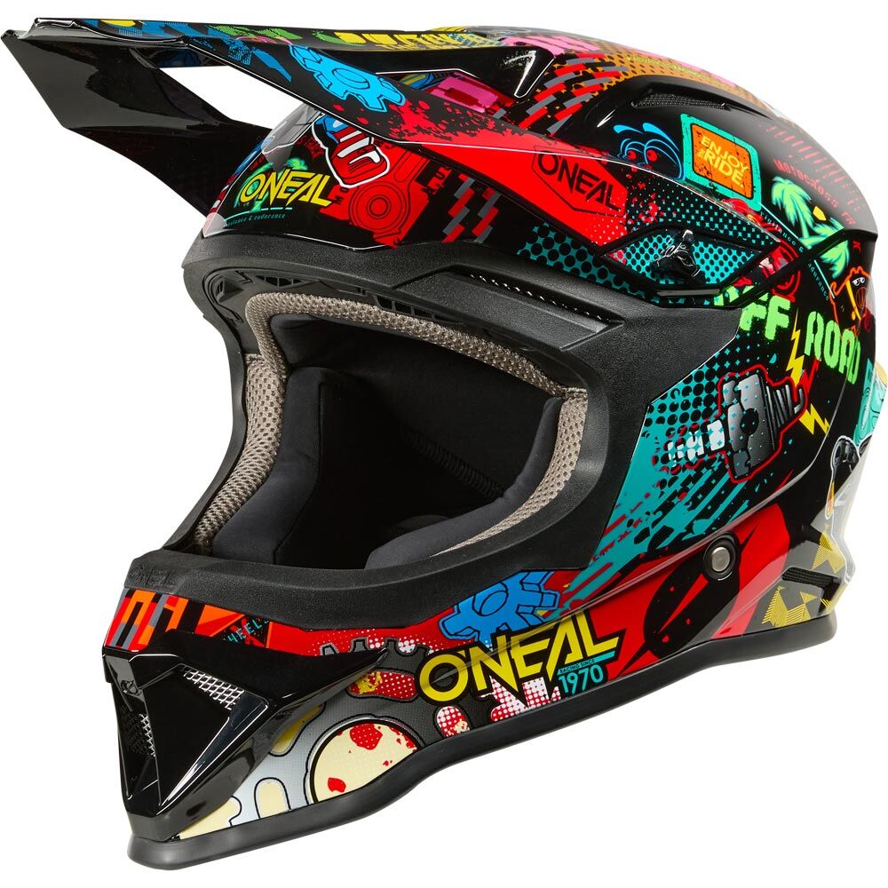 ONEAL 2026 1 SERIES VIBRANT MULTI KIDS FULL FACE HELMET – Urban Wheelz