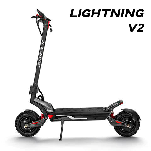 LIGHTNING V2 - DUAL MOTOR HIGH PERFORMANCE ELECTRIC SCOOTER Max 4000 ...