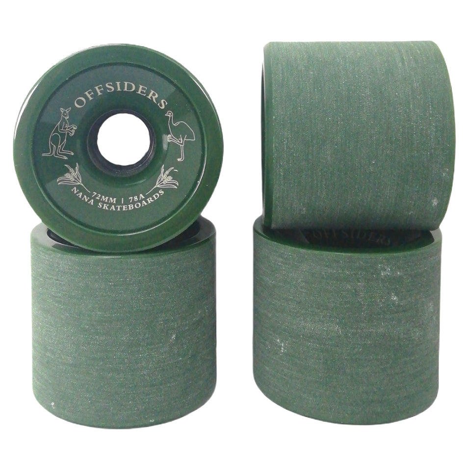 NANA Wheels 72mm Offsiders Green – Urban Wheelz