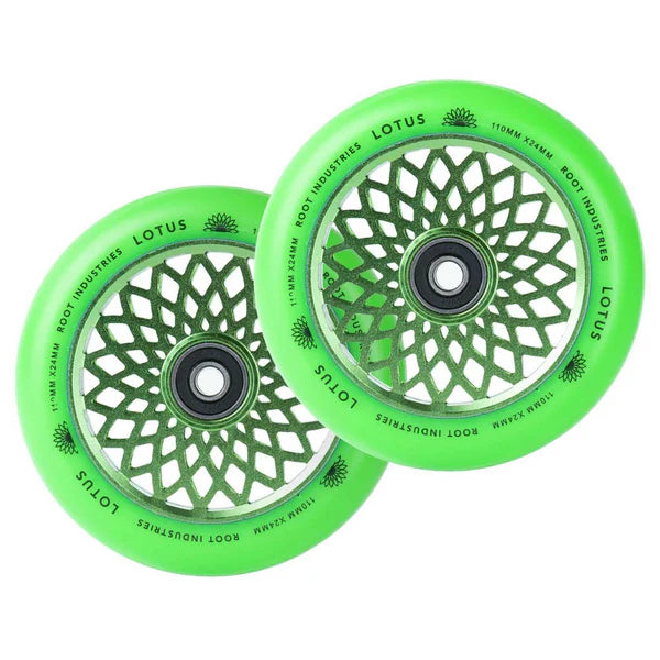 Root Industries Lotus Wheels 110mm | Green – Urban Wheelz