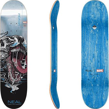 X Marvel Venom Robert Neal Primitive Skateboard Deck 8.1 – Urban Wheelz